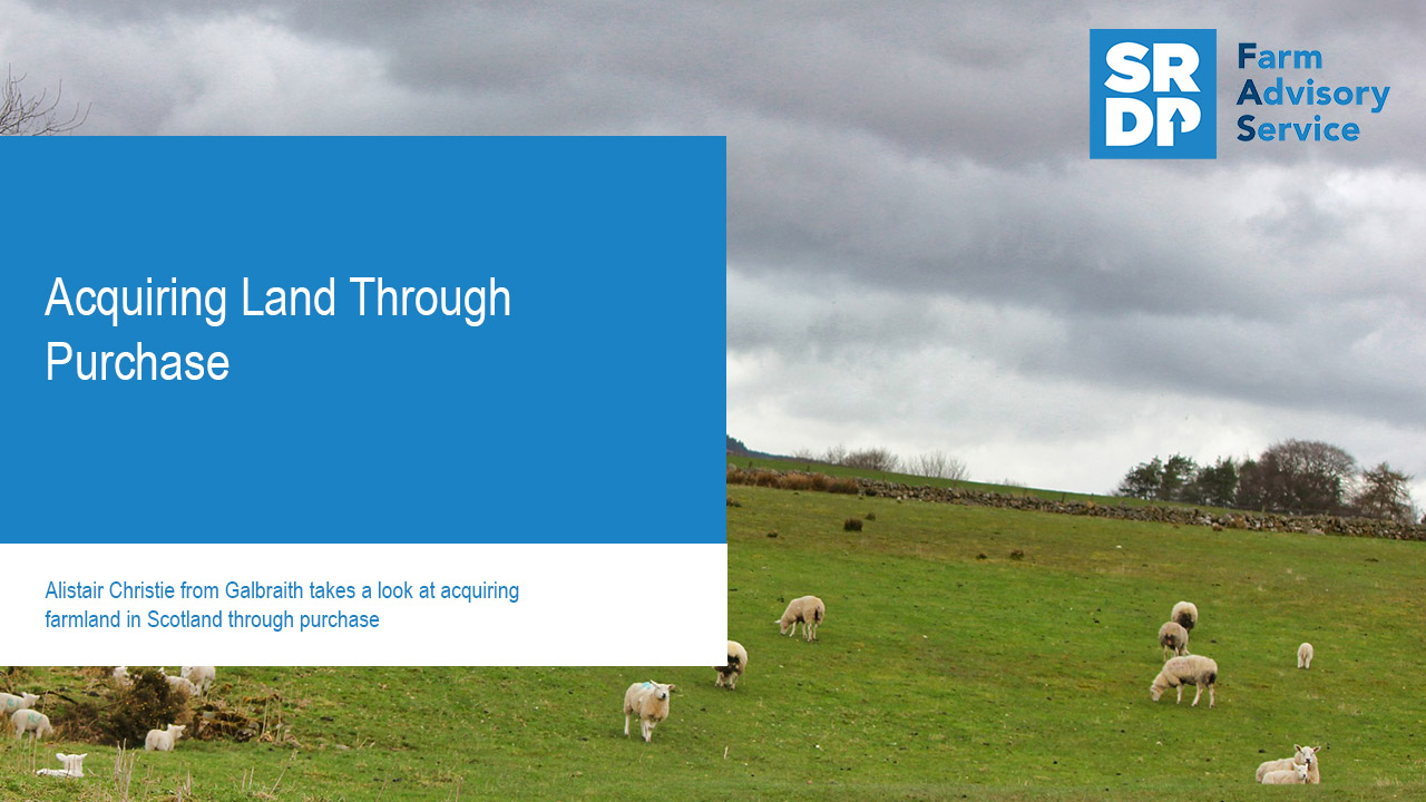 Webinar: Acquiring Land Through Purchase | Information helping farmers ...