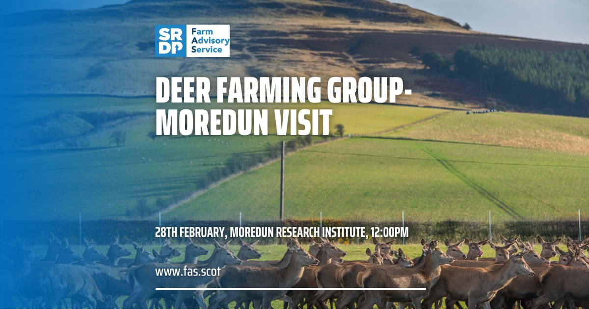 Deer Farming Group - Moredun Visit | Events helping farmers in Scotland ...