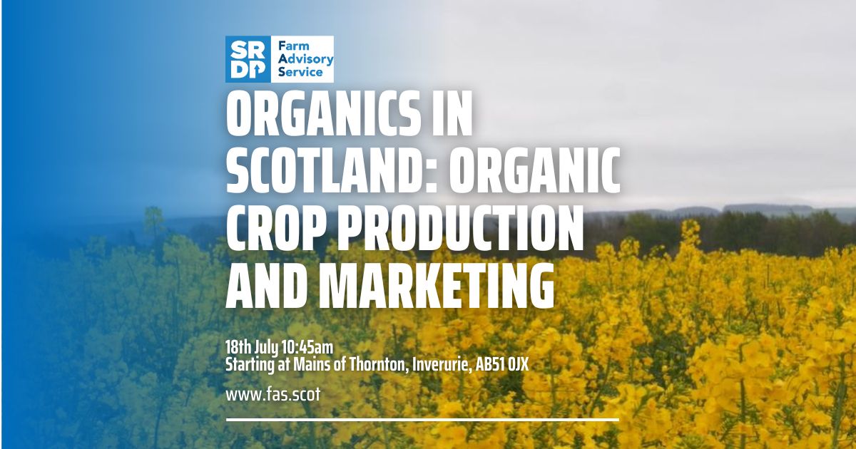 Organics in Scotland: Organic crop production & marketing | Events ...