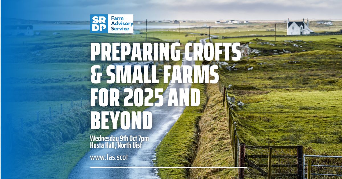 Preparing crofts & small farms for 2025 and beyond - Uist | Events ...