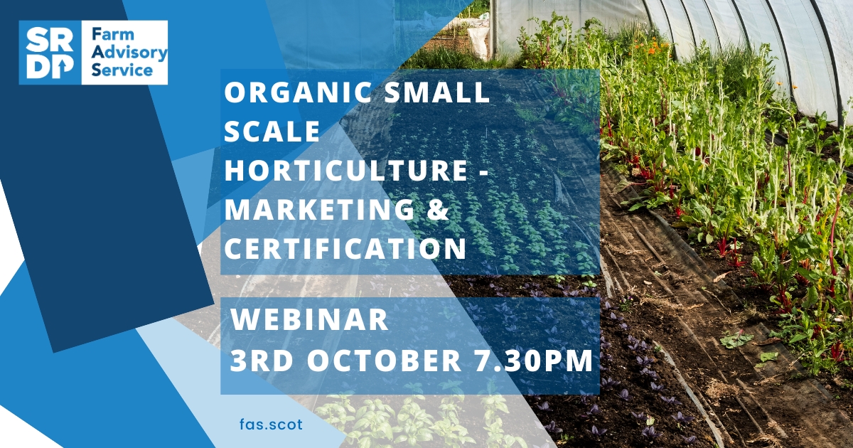 Organic Small Scale Horticulture - Marketing & Certification | Events ...