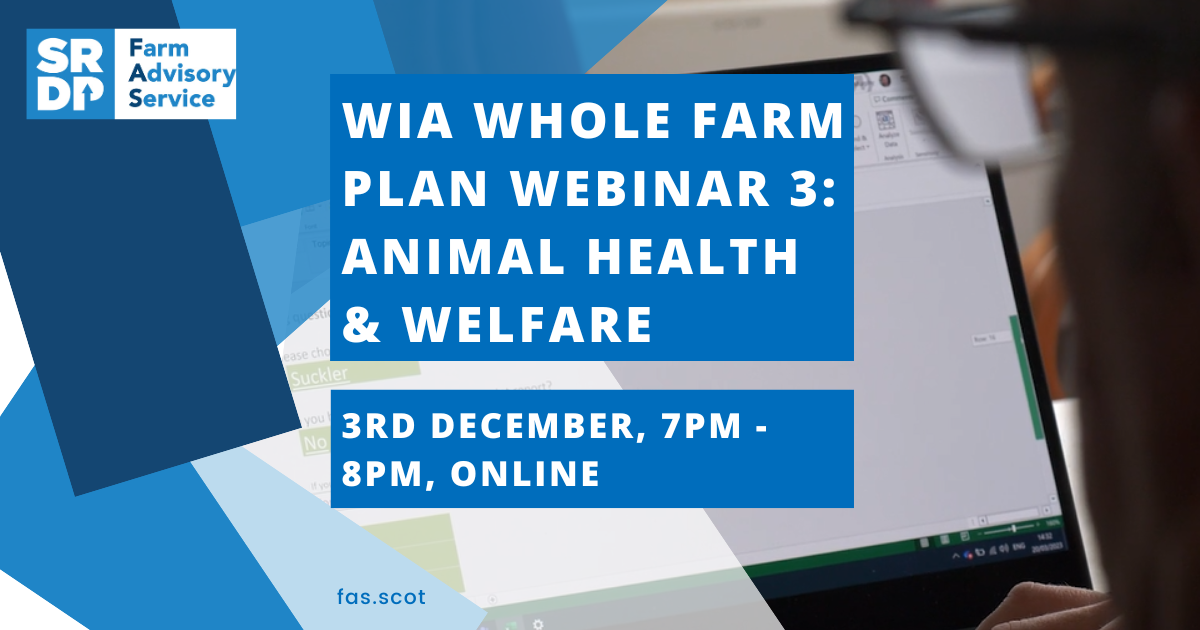 WiA Whole Farm Plan Webinar 3: Animal Health & Welfare | Events helping ...