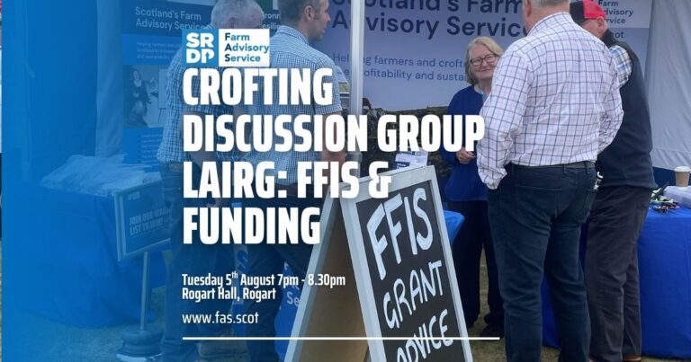 Crofting Discussion Group Lairg: FFIS & Funding | Events helping ...