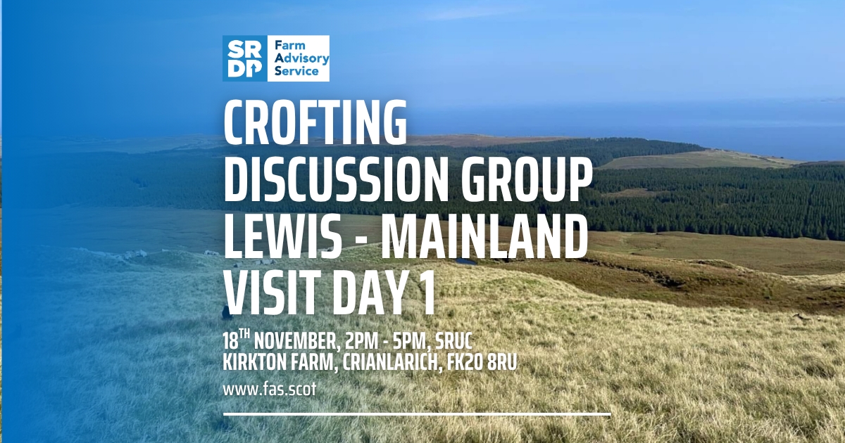 Crofting Discussion Group Lewis - Mainland Visit Day 1 | Events helping ...